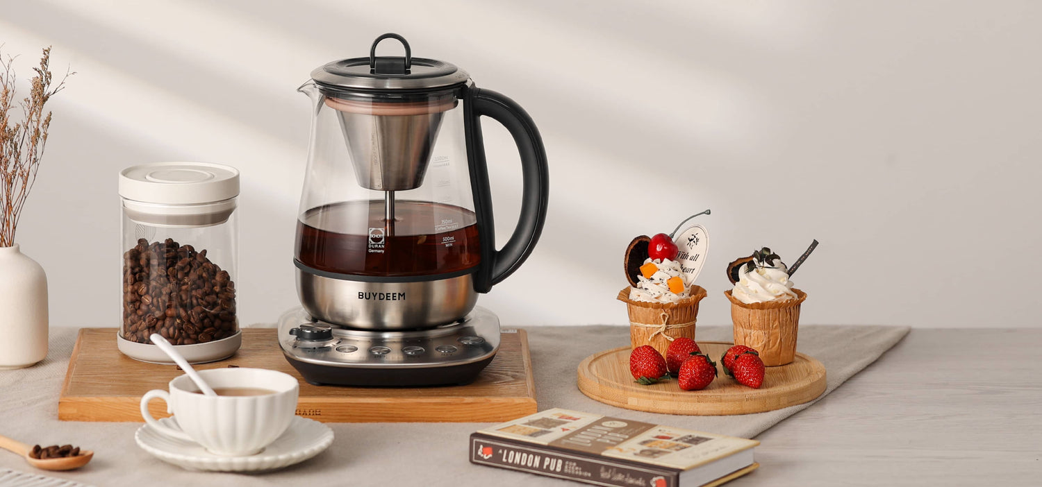 BUYDEEM K176 Multi-functional Tea and Coffee Maker, 1.5L